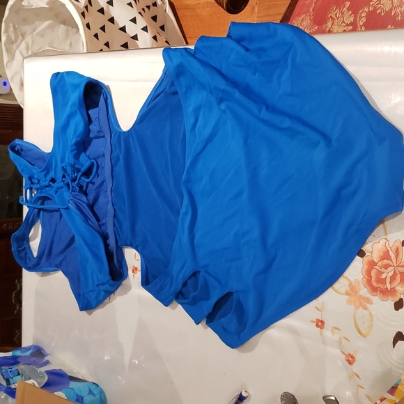 Forever 21 | Swim | Cobalt Blue Cut Out One Piece Swimsuit | Poshmark